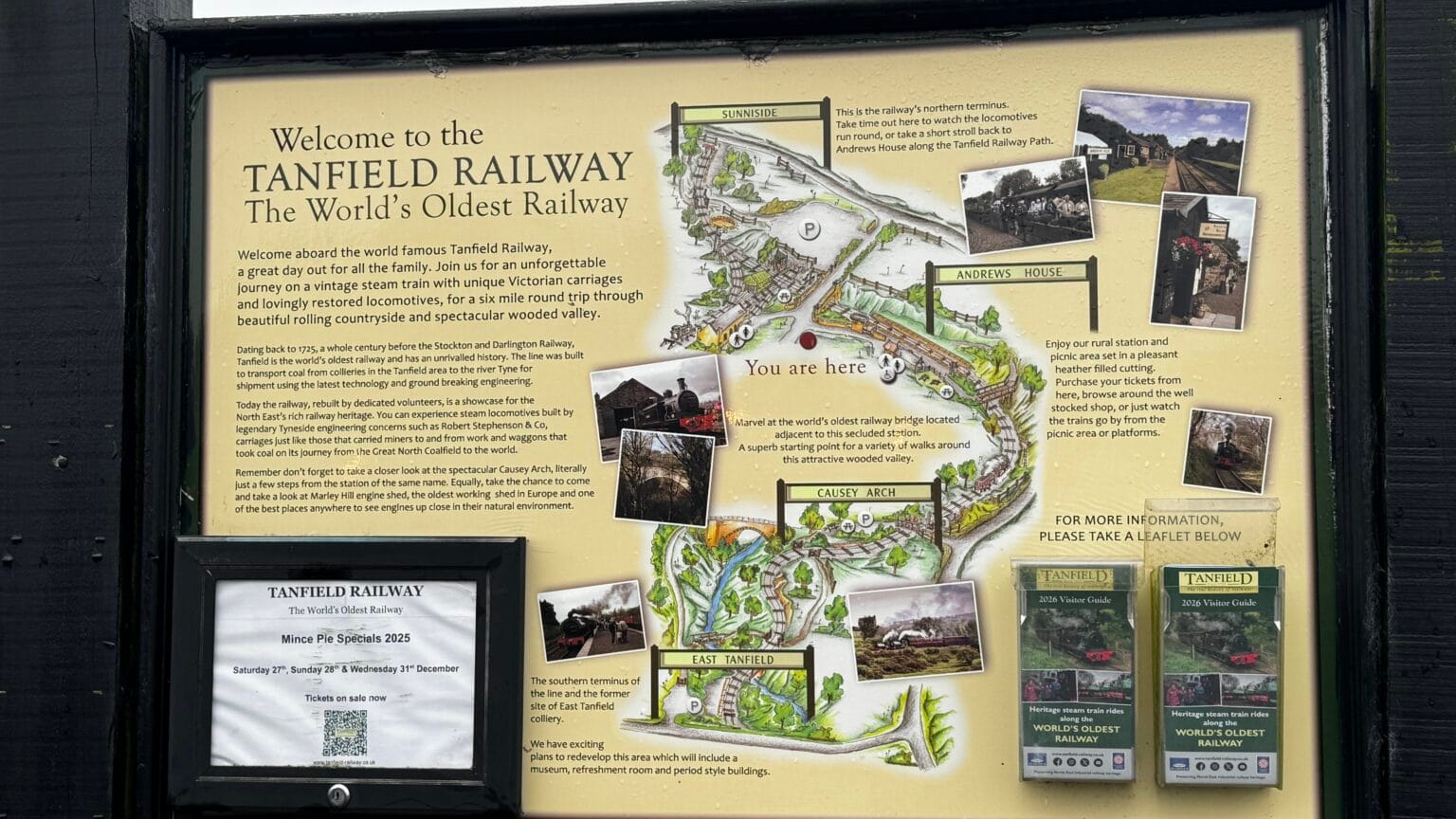 The Worlds Oldest Railway, Visiting Tanfield Railway
